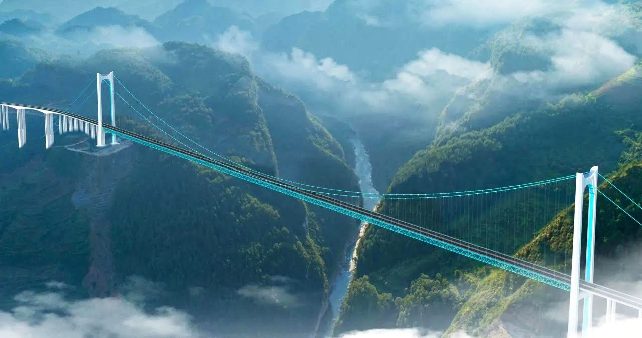 Huajiang Grand Canyon Bridge: Ikon Tertinggi di Dunia dari China ...